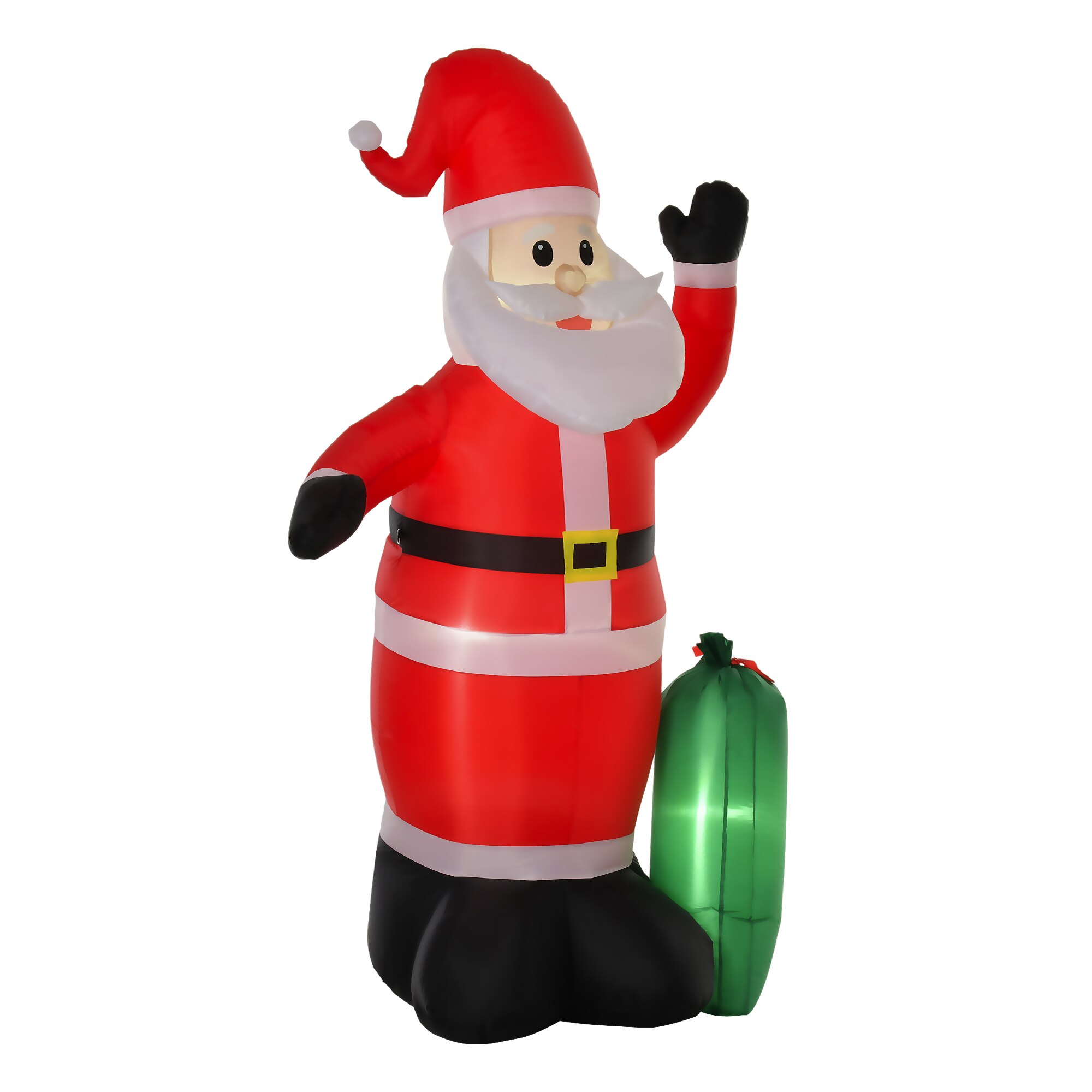 Homcom 8 Ft Inflatable Santa With Candy Cane Yorkdale Mall