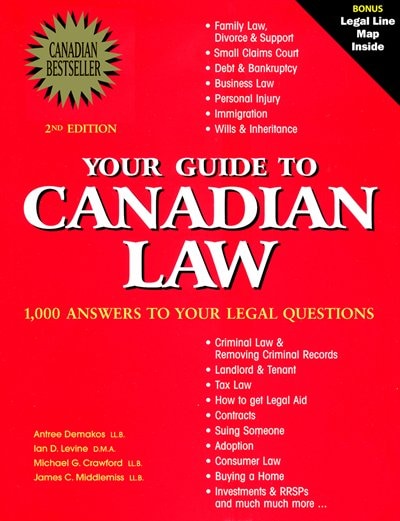 Your Guide To Canadian Law Revised Edition Book By Antree Demakos your-guide-to-canadian-law-revised-edition-book-by-antree-demakos