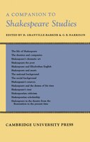 Companion to Shakespeare Studies | MyEnglishGuide.com