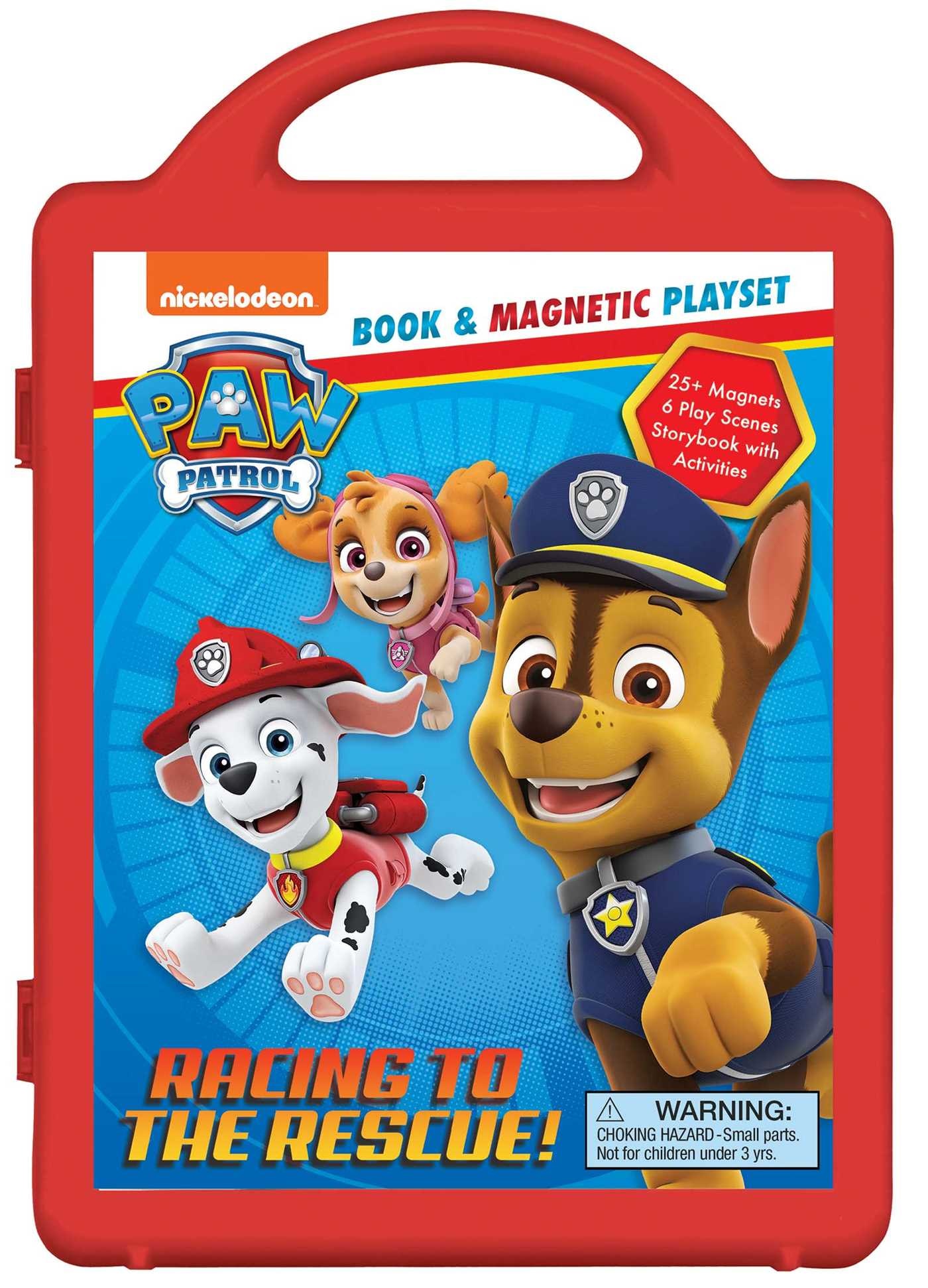 Nickelodeon Paw Patrol Racing To The Rescue Book Magnetic Play Set Book By Lori C Froeb bx Indigo