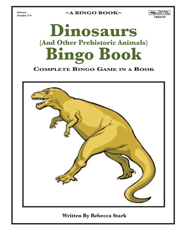 Dinosaurs (And Other Prehistoric Animals) Bingo Book: Complete Bingo ...