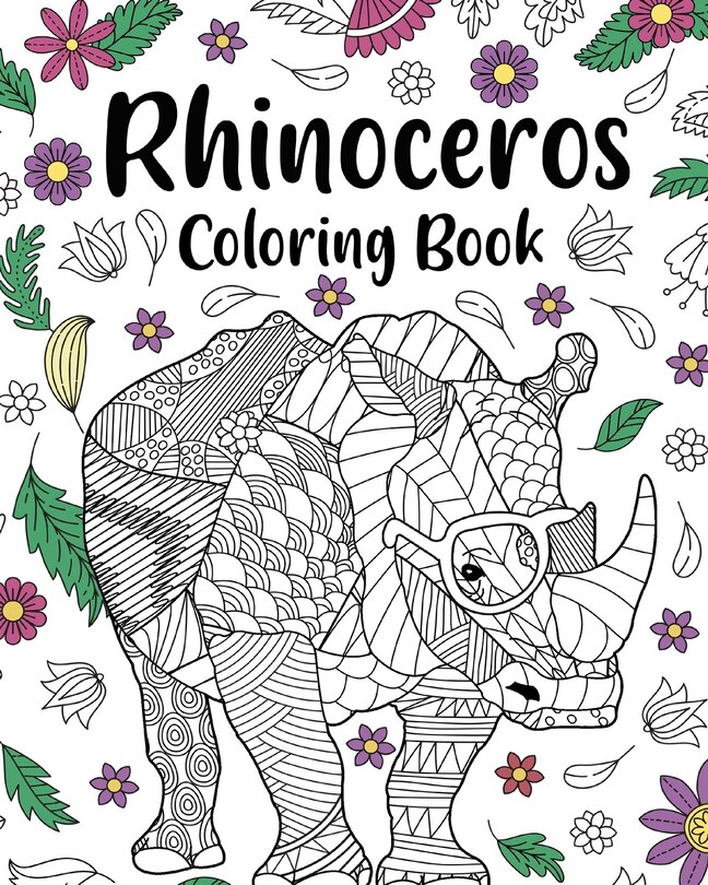 rhinoceros coloring book