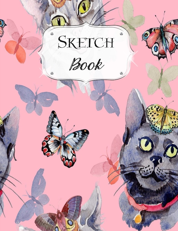 Sketch Book: Cat Sketchbook Scetchpad For Drawing Or Doodling Notebook ...