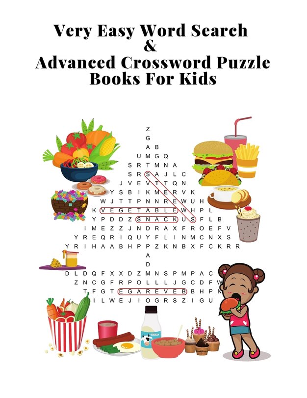 Very Easy Word search & Advanced Crossword Puzzle Books For Kids ...