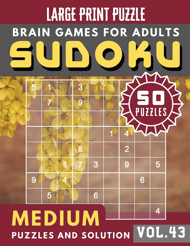 Sudoku Medium: Suduko Puzzle Books For Adults Large Print - Sudoku ...