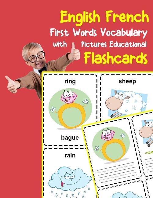English French First Words Vocabulary with Pictures Educational ...