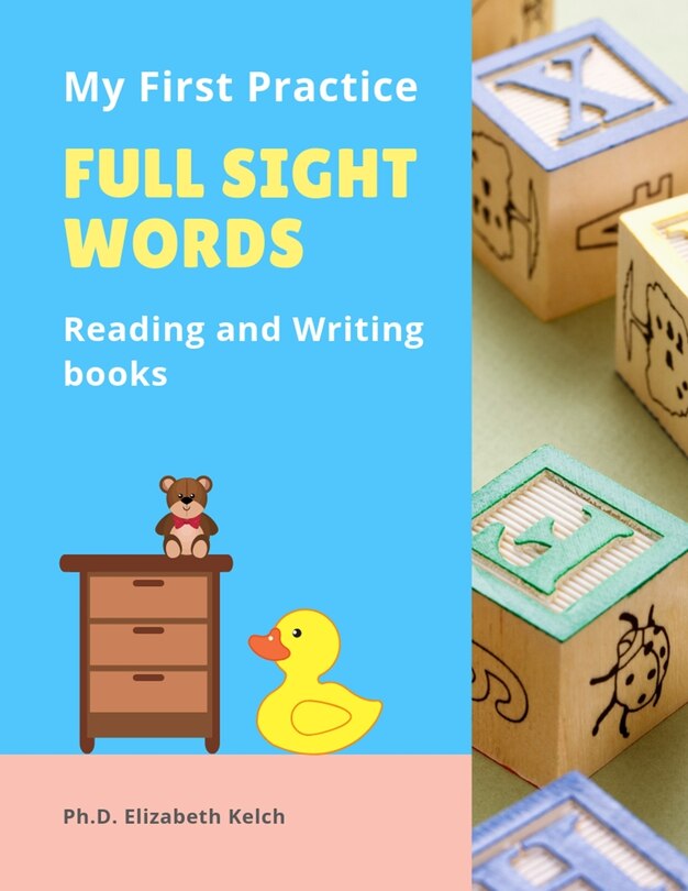 My First Practice Full Sight Words Reading and Writing books: Easy to ...