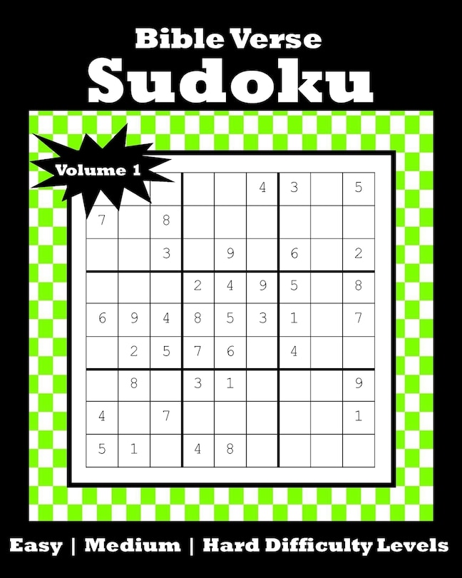 Bible Verse Sudoku: 120 Puzzles With Easy, Medium and Hard Difficulty ...