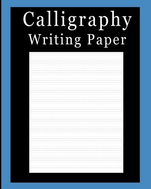 Calligraphy Writing Paper: Solid Royal Blue, Calligraphy Writing Paper ...