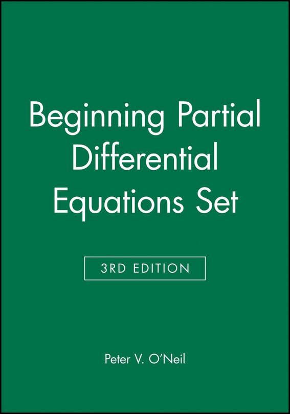 Beginning Partial Differential Equations Set Indigo
