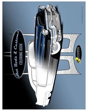 adult hot rod coloring book