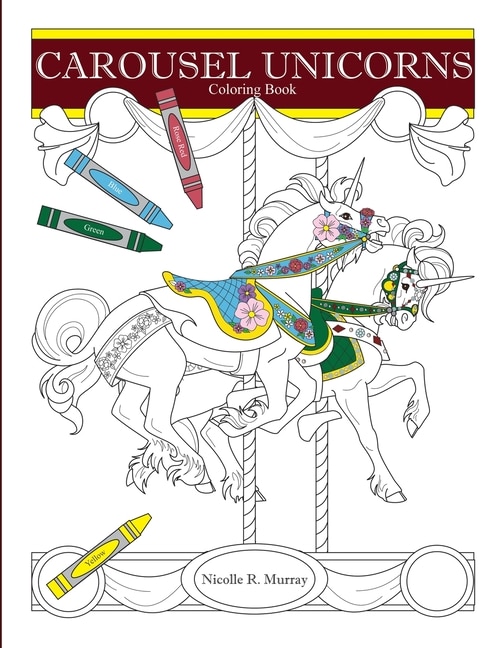 carousel horse coloring book