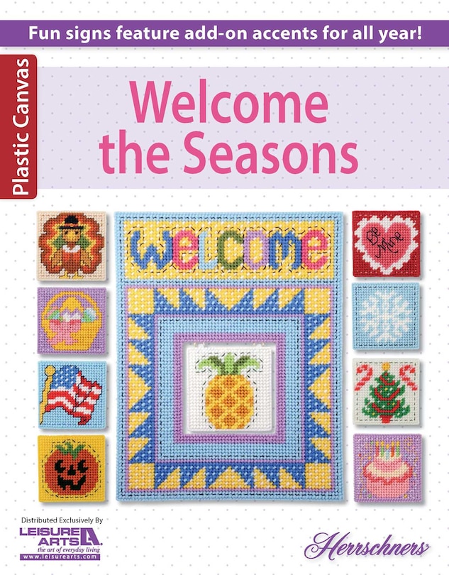 Welcome The Seasons Pastic Canvas Projects: Fun Signs Feature Add-on ...
