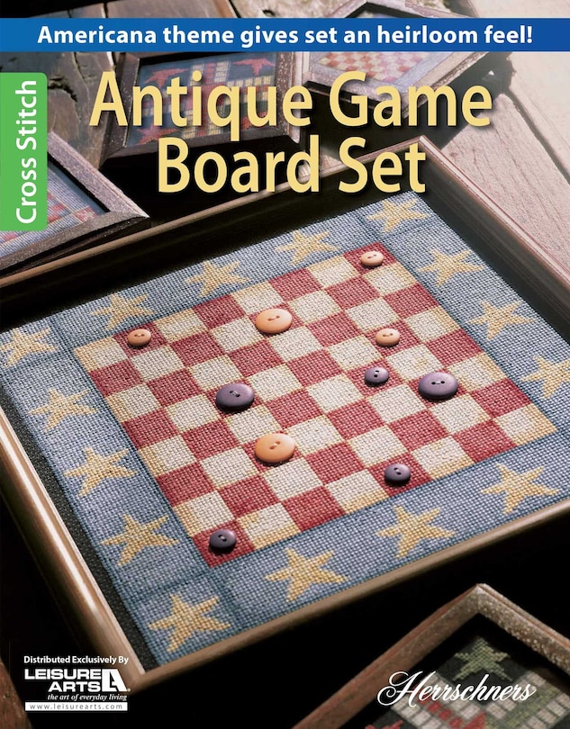Antique Game Board Set: Americana Theme Gives Set An Heirloom Feel ...