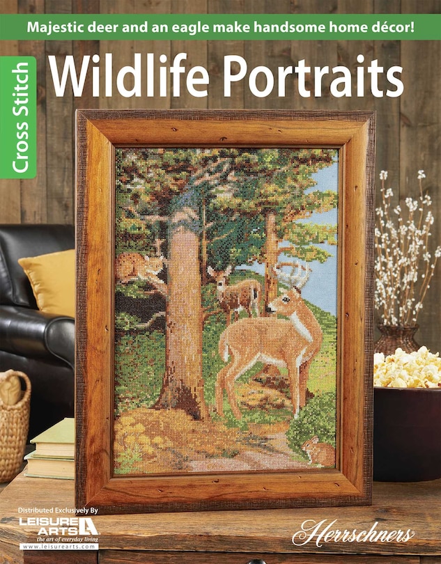 Cross Stitch Wildlife Portraits: Majestic Deer And An Eagle Make ...