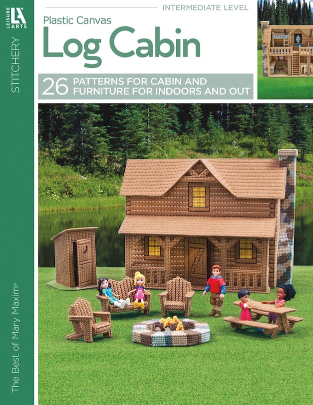 Log Cabin In Plastic Canvas: 25 Pieces To Build And Customize The ...