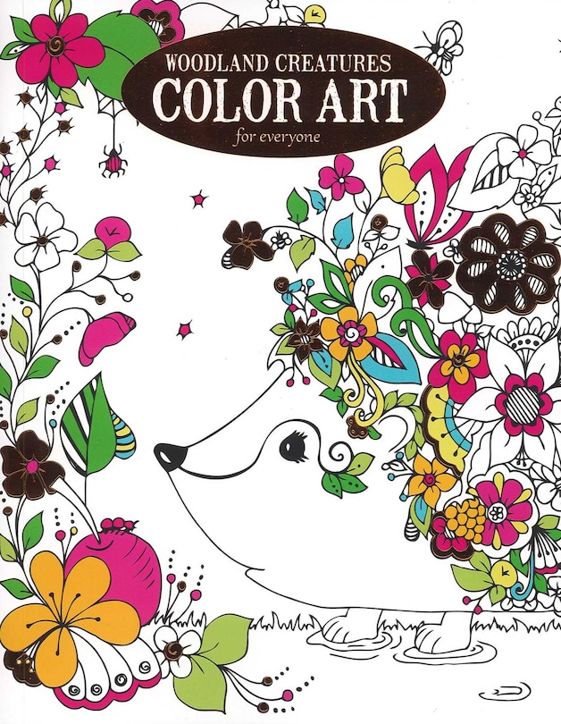 Woodland Creatures Color Art For Everyone Book By Jen Goode, ('tp ...