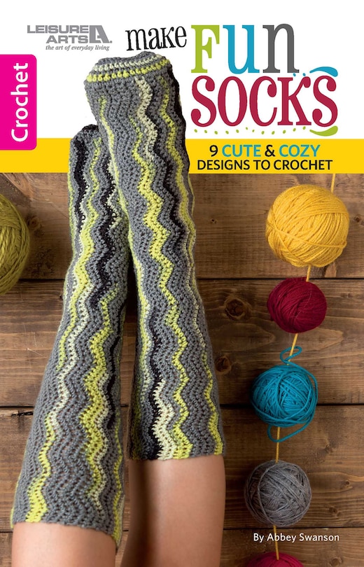 Make Fun Socks: 9 Cute & Cozy Designs To Crochet Book By Sweet Potato ...