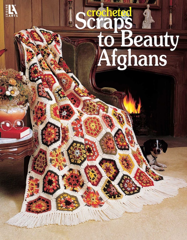 Crocheted Scraps To Beauty Afghans Book By Leisure Leisure Arts, ('tp ...