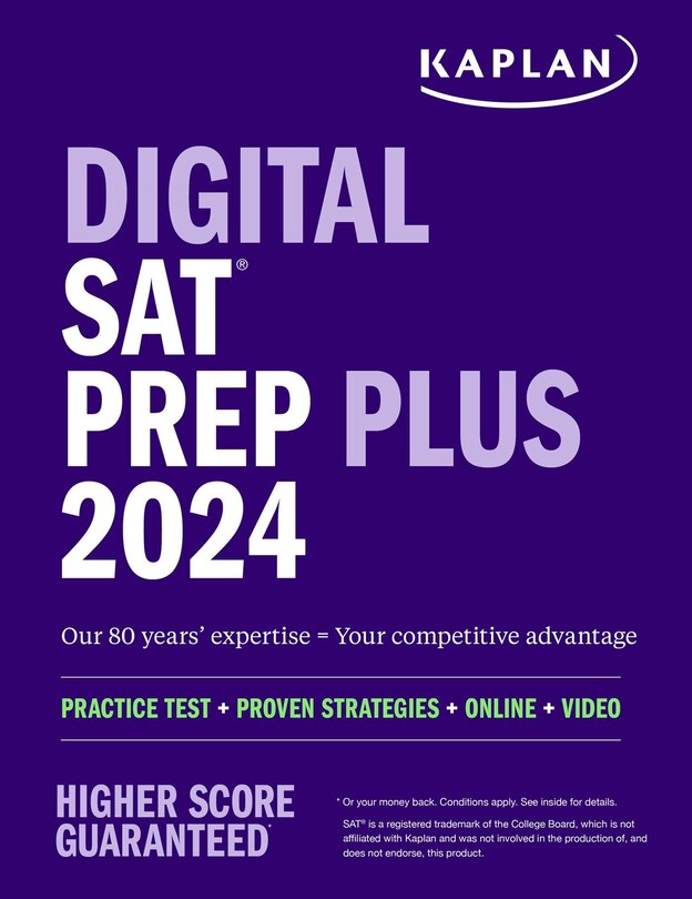 Digital SAT Prep Plus 2024: Includes 1 Realistic Full Length Practice ...