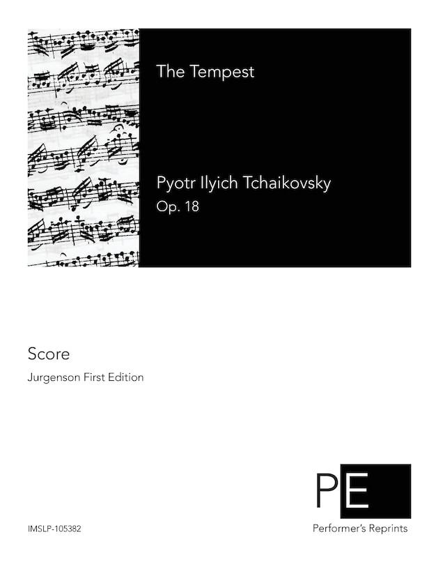 The Tempest Book By Pyotr Ilyich Tchaikovsky, ('tp') | Indigo