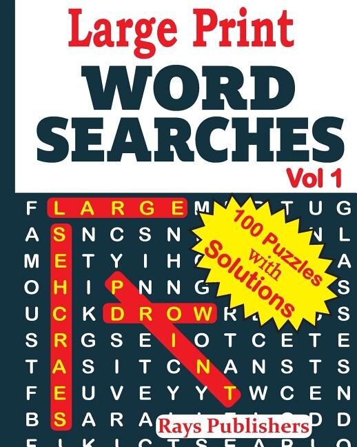 Large Print Word Searches | Indigo