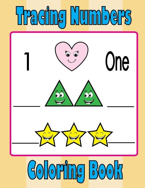 Tracing Numbers: Numbers Tracing Workbook for 3-5 year old (Coloring ...
