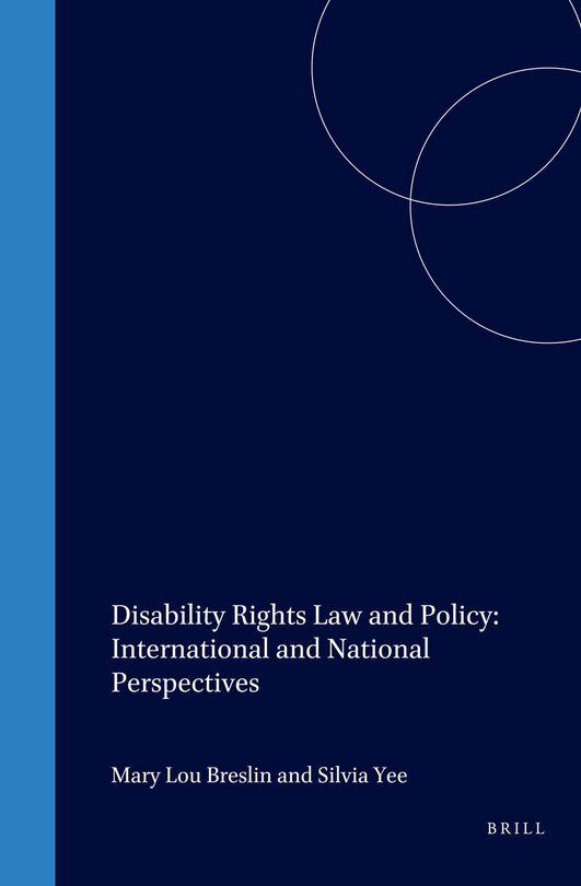 Disability Rights Law And Policy: International And National ...