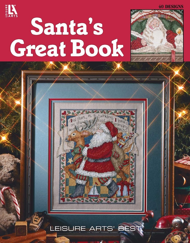 Santa's Great Book Of Cross Stitch: 40 Designs Book By Leisure Leisure ...