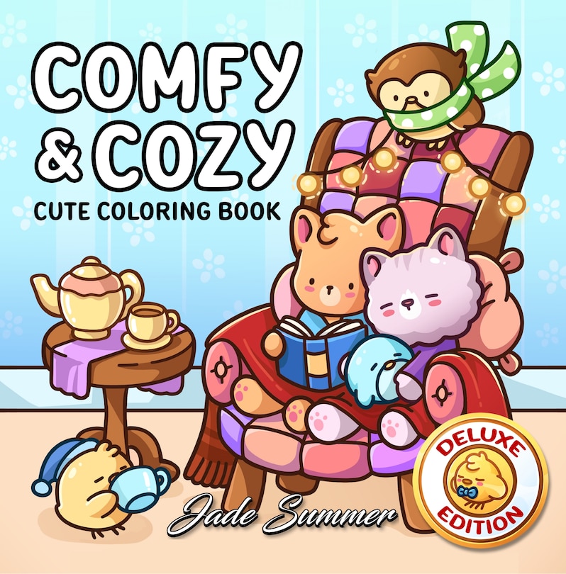 Comfy & Cozy Cute Coloring Book Book By Jade Summer, ('tp') | Indigo