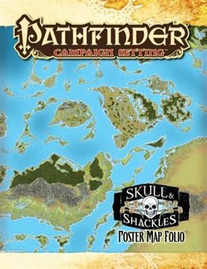 Pathfinder Campaign Setting: Skull & Shackles Poster Map Folio | Indigo