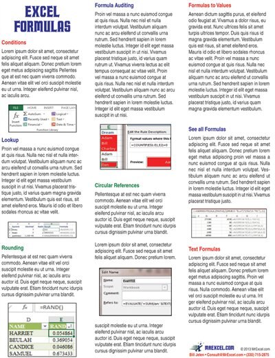 Excel Formulas Laminated Tip Card Formulas And Functions From Mrexcel Indigo