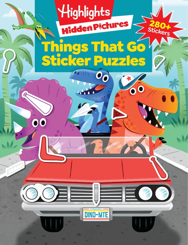Things That Go Sticker Puzzles: Transportation Activity Book Of Cars ...