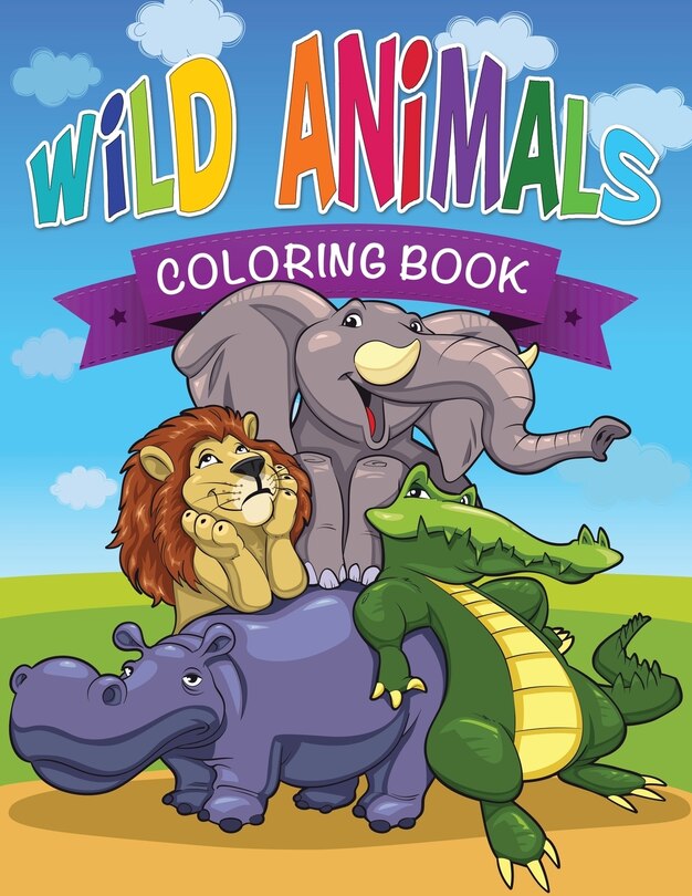 Wild Animals Coloring Book | Indigo