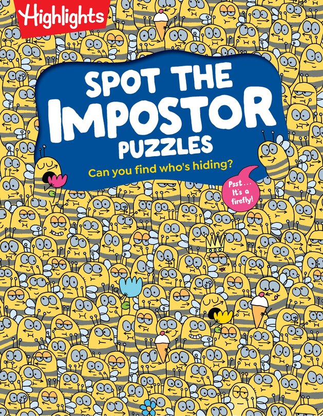 Spot The Impostor Puzzles: Kids Activity Book With Zany Odd-one-out ...