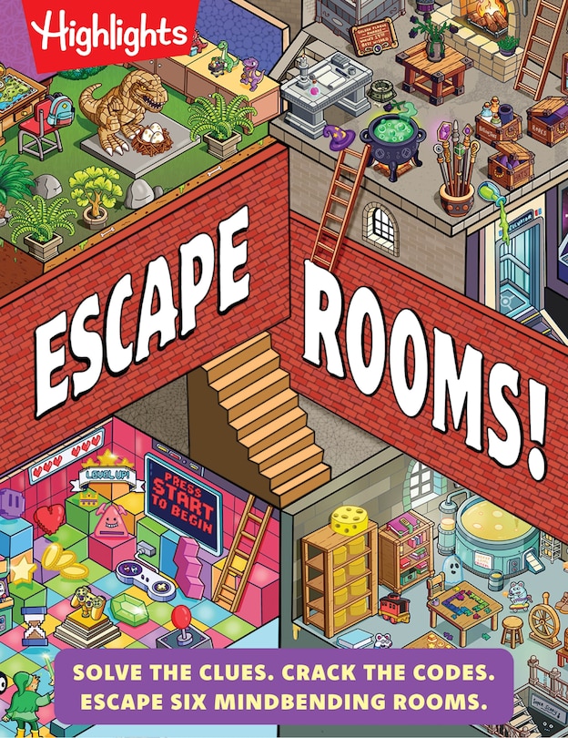 Escape Rooms!: Solve The Clues. Crack The Codes. Escape Six Mind ...