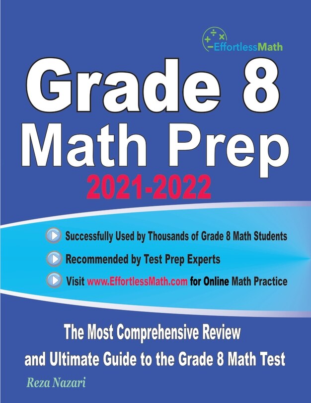 Grade 8 Math Prep 2021 2022 The Most Comprehensive Review And Ultimate