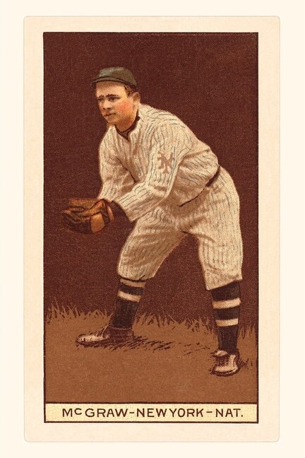 Vintage Journal Early Baseball Card, John McGraw | Indigo
