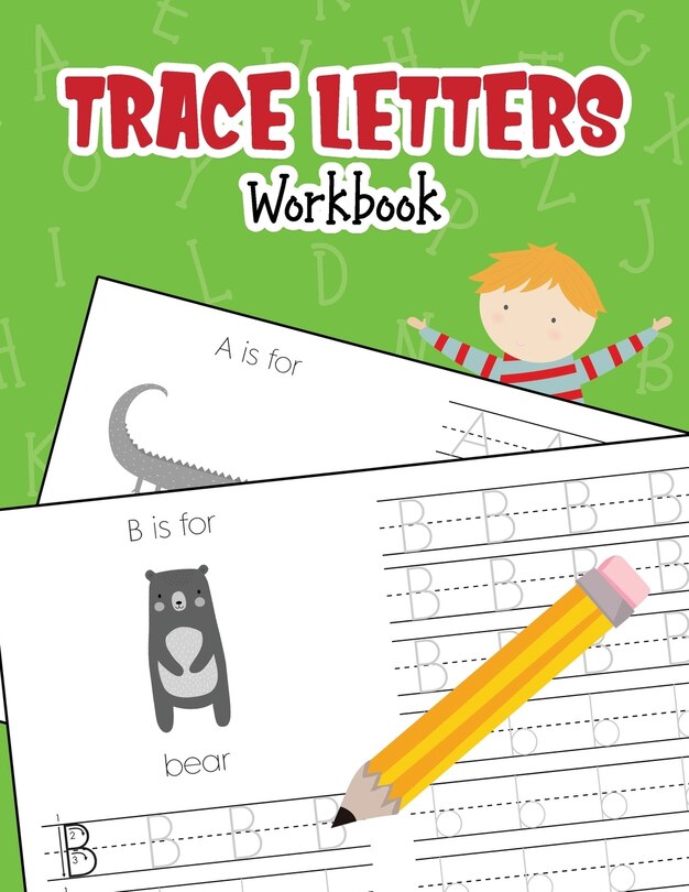 Trace Letters Workbook: Animal Alphabet Book Handwriting Practice For ...