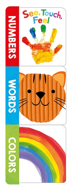 See, Touch, Feel Words, Numbers, Colors (chunky Set): With 3 Mini Board ...