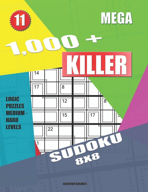 1,000 + Mega sudoku killer 8x8: Logic puzzles medium - hard levels | Indigo