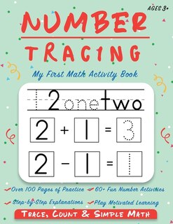 Number Tracing - My First Math Activity Book: Learn To Trace, Count ...