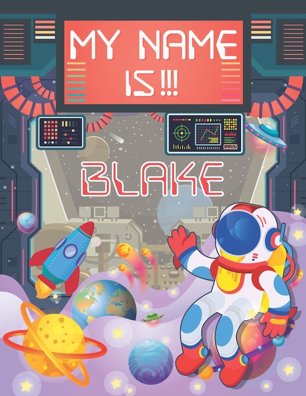 My Name Is Blake: Personalized Primary Tracing Book / Learning How To ...