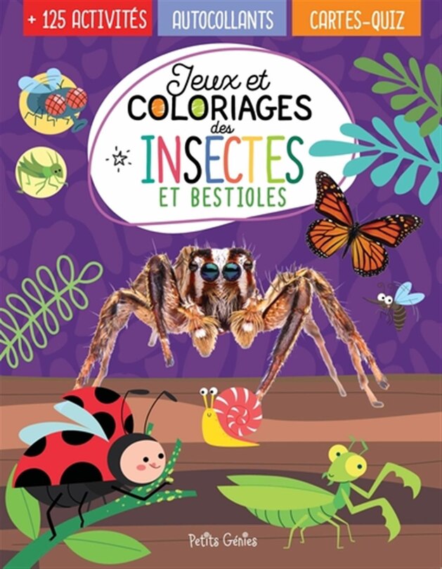 Jeux Et Coloriages Des Insectes Et Bestioles Book By Kim Huynh, ('co ...