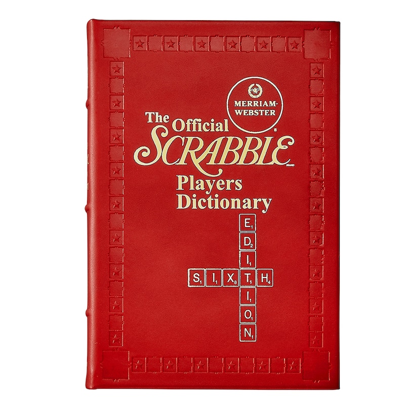 Scrabble Dict 6th Add: Deluxe Leather Edition Book By Merriam Webster ...