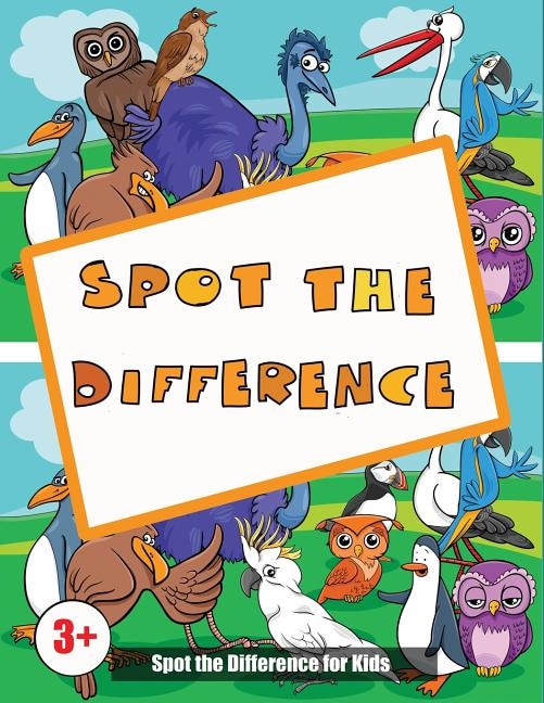 Spot the Difference for Kids: 30 full color spot the difference puzzles ...