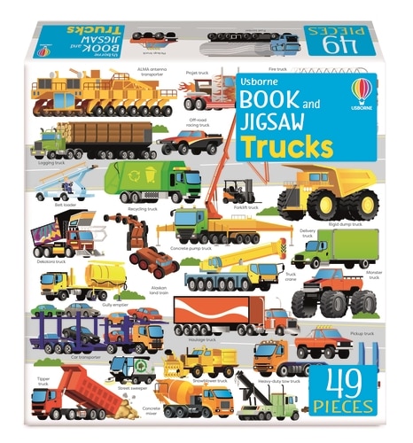 Usborne Book And Jigsaw Trucks Book By Sam Smith Tc Indigo