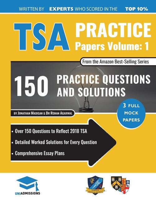 TSA Practice Papers Volume One: 3 Full Mock Papers, 300 Questions in ...