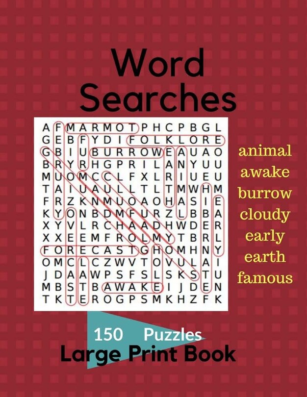 Word Search 150 Puzzles Large Print Book: Word Searches for Adults | Indigo
