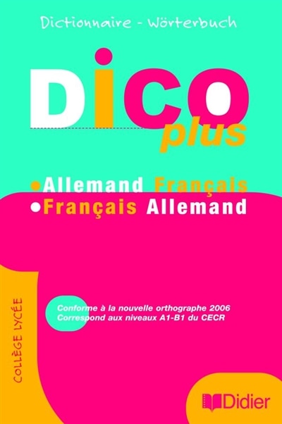 Dicoplus: Dictionnaire Allemand-français, Français-allemand Book By ...